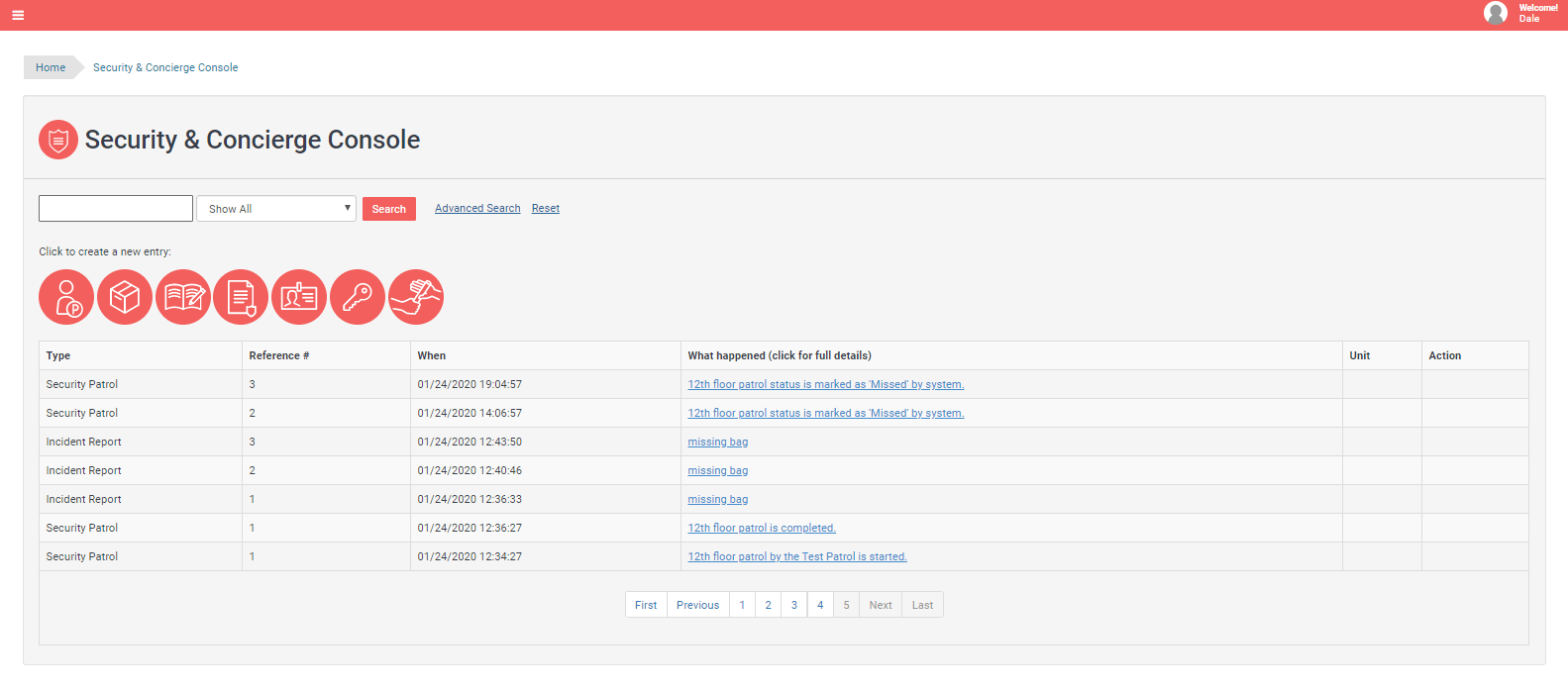 Patrol Status - Patrol Points